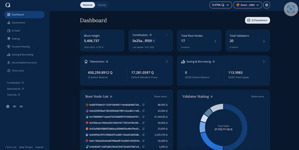 Your HQ: new design features for Q Blockchain users